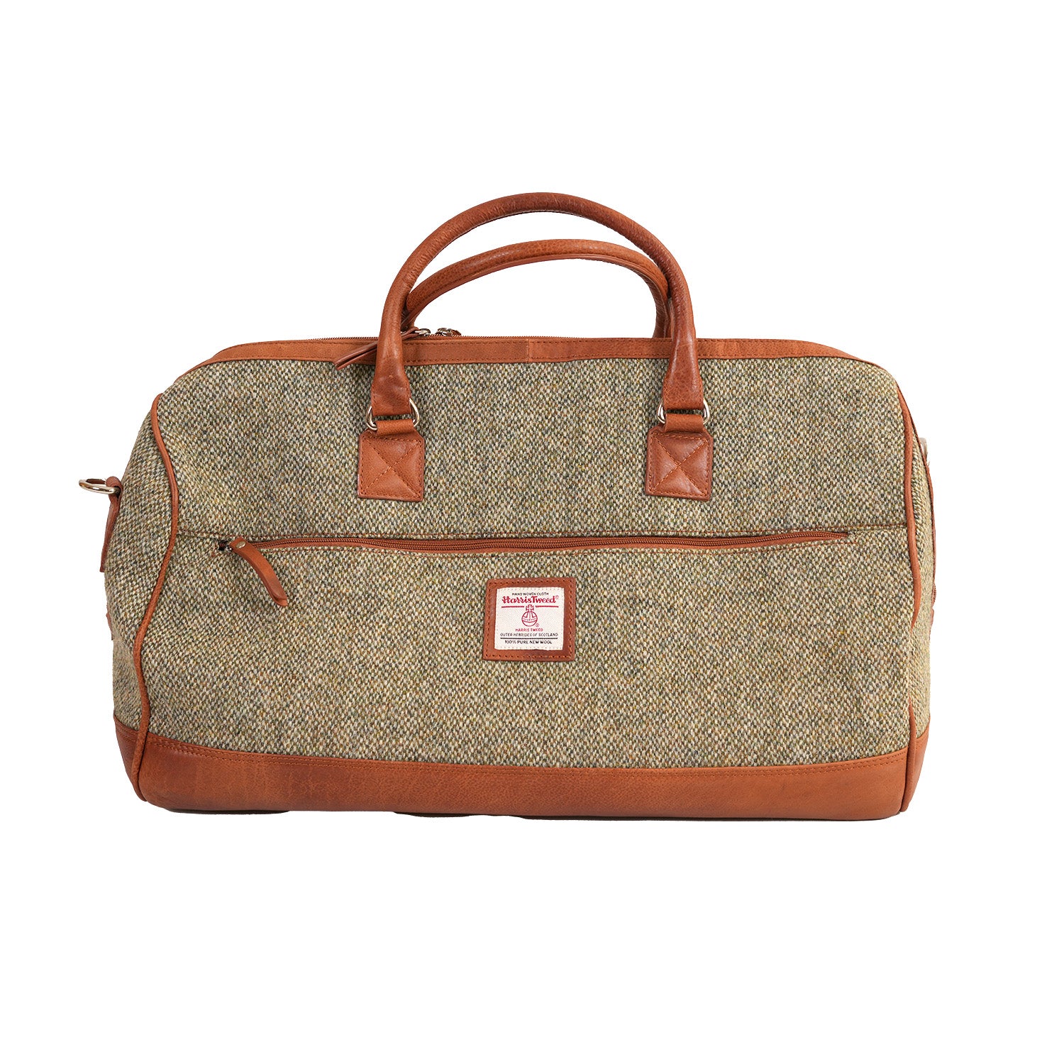 HARRIS TWEED LEATHER WEEKENDER BAG – Dunedin Cashmere